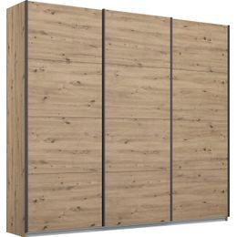 Schwebet&uuml;renschrank Rauch "Kleiderschrank Schrank Garderobe TOPSELLER OTELI inkl. Inneneinteilung", braun (eiche artisan), B:203cm H:210cm T:62cm, Holzwerkstoff, Schr&auml;nke, Schwebet&uuml;renschrank, mit 3 Innenschubladen sowie zus&auml;tzlichen Einlegeb&ouml;den MADE IN GERMANY, Topseller