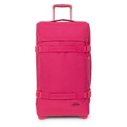 Weichgep&auml;ck-Trolley Eastpak "TRANSIT'R L", Damen, Gr. B/H/T: 40cm x 79cm x 33cm 121 l, pink, Polyester, unifarben, Basic, Koffer, Reisegep&auml;ck Aufgabegep&auml;ck Reisekoffer mit TSA Schloss Reisetasche