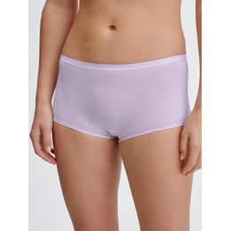 Panty Calida "Natural Comfort", Damen, Gr. XS (36/38), lila (orchid petal), Single Jersey, Obermaterial: 92% Baumwolle, 8% Elasthan, normal, Unterhosen Panty, geschmeidig weich, elastisch, pillingarm, Regular-cut, Single Jersey