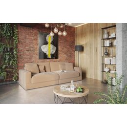 Big-Sofa Home Affaire "Innovid", braun (macciato), B:264cm H:87cm T:108cm, 100% Polyester, Sofas, Big-Sofa, Modernes Modul-Polsterprogramm