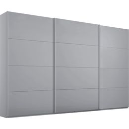 Schwebet&uuml;renschrank Rauch "Kleiderschrank Schrank Garderobe TOPSELLER OTELI inkl. Inneneinteilung", grau (seidengrau), B:360cm H:229cm T:62cm, Holzwerkstoff, Schr&auml;nke, Schwebet&uuml;renschrank, mit 3 Innenschubladen sowie zus&auml;tzlichen Einlegeb&ouml;den MADE IN GERMANY