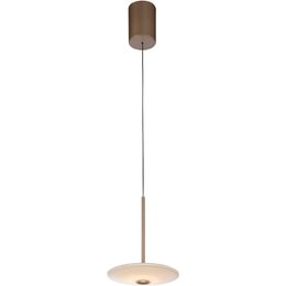 Paul Neuhaus LED Pendelleuchte "ELIPSA", bronze, 1, &Oslash; 20cm H: 80cm, 1 Stk., Leuchten, Dimmf&auml;hig &uuml;ber separaten Tronicdimmer, Comfort-Lift, LED Pendelleuchte
