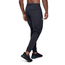 Jogginghose Under Armour "SPORTSTYLE TRICOT JOGGER", Herren, Gr. XL, N-Gr, schwarz, Obermaterial: 100% Polyester, Hosen Jogginghose, f&uuml;r vielseitige Aktivit&auml;ten, leichtes Material, elastischer Bund