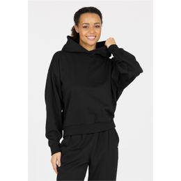 ENDURANCE ATHLECIA ATHLECIA Damen Sweatshirt "Carmen"schwarz, Gr. 40, meliert, 65% Polyester, 35% Baumwolle, Sweatshirts, mit Cotton-Touch