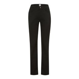5-Pocket-Hose Brax "Style CAROLA", Damen, Gr. 36, Normalgr&ouml;&szlig;en, schwarz, Web, 78% Baumwolle, 18% Lyocell, 4% Elasthan, Hosen 5-Pocket-Hose