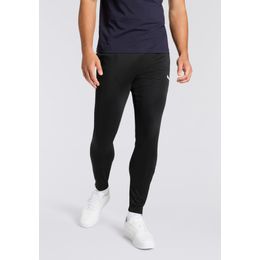 Trainingshose Puma "TEAMRISE POLY TRAINING PANTS", Herren, Gr. M, N-Gr, schwarz-wei&szlig; (Puma schwarz, Puma wei&szlig;), Piqu&eacute;, Obermaterial: 100% Polyester, unifarben, regular fit normal, Hosen Trainingshose, sportlicher Stil, f&uuml;r Fu&szlig;ball und weitere Aktivit&auml;ten, atmungsaktiv