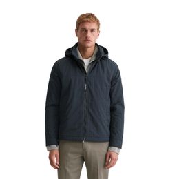 Marc O'Polo Outdoorjacke MARC O'POLO "mit abnehmbarer Kapuze", Herren, Gr. L, schwarz navy, Obermaterial: 100% Polyamid; F&uuml;llung: 100% Polyester; Futter: 100% Polyamid, unifarben, regular fit, Manschette, Jacken Outdoorjacke