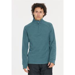 Funktionsshirt WHISTLER "Kajsa", Herren, Gr. XL, blau, 90% Polyester, 10% Elasthan, unifarben, normal, ohne Ausschnitt, Shirts Funktionsshirt, mit atmungsaktiven Eigenschaften