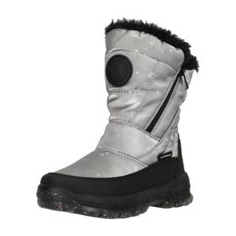 Stiefel ZIGZAG "Lamia", M&auml;dchen, Gr. 34, schwarz (silberfarben), Polyurethane, Schuhe Stiefel, mit gepolsterter Fersenpartie