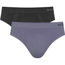 Slip Sloggi "men GO Smooth", Herren, Gr. XL, schwarz (schwarz combination), Single Jersey, Obermaterial: 72% Baumwolle, 21% Polyamid, 7% Elasthan, Unterhosen Slip, nahtlos, weich, ohne Eingriff, ohne st&ouml;rende N&auml;hte
