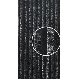 Chenille Flauschvorhang black/blackmix 185 x 56 cm - T&uuml;rvorh&auml;nge & Fliegengitter von Arisol