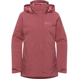 Jack Wolfskin Rotwand Damen Doppeljacke dunkelrot XL - Damenjacken