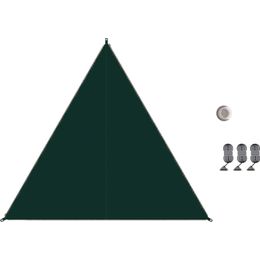 Bent TC-Zip-Canvas Single Sonnensegel 2,5 Meter jungle - Pavillons & Tarps