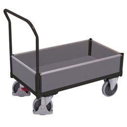 VARIOfit Kasten-/ B&uuml;gelwagen Typ XL + EasySTOP - Anthrazitgrau