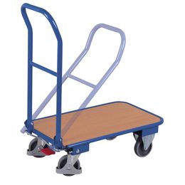 VARIOfit Klappb&uuml;gelwagen 250 kg + EasySTOP - Enzianblau - Enzianblau
