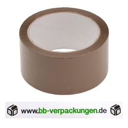 36 x Bedrucktes PVC-Klebeband Braun 2-farbig (0,103 &euro; pro 1 m)