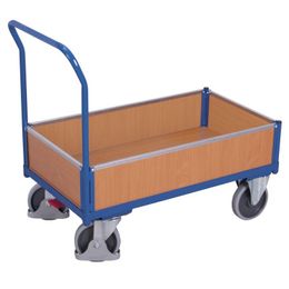 VARIOfit Kasten-/ B&uuml;gelwagen Typ M + EasySTOP - Enzianblau