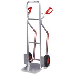 VARIOfit Alu-Sackkarre 200 kg mit Gleitkufen - Silber
