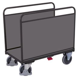 VARIOfit Holzwand Seitenb&uuml;gelwagen Typ S + EasySTOP - Anthrazitgrau