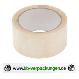 36 x Bedrucktes PVC-Klebeband Transparent 2-farbig (0,1026 &euro; pro 1 m)