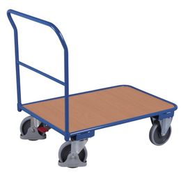 VARIOfit Schiebeb&uuml;gelwagen 400 kg Typ S + EasySTOP - Enzianblau - Enzianblau