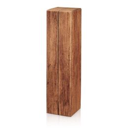 50 x Faltschachtel "Timber" f&uuml;r 1 Flasche 90 x 90 x 355 mm