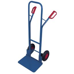 VARIOfit Stahlrohr-Stapelkarre 250 kg H&ouml;he 1300 mm (L) - Enzianblau