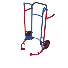 VARIOfit Reifenkarre niedrig 200 kg Traglast Luftbereifung - Enzianblau
