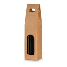 50 x Tragekarton f&uuml;r 1 Flasche "Natura Pur" 90 x 90 x 340 mm