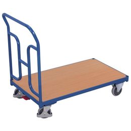 VARIOfit Schiebeb&uuml;gelwagen 250 kg Traglast Typ M + EasySTOP - Enzianblau - Enzianblau