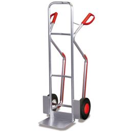 VARIOfit Alu-Sackkarre 200 kg mit Gleitkufen (VG) - Silber