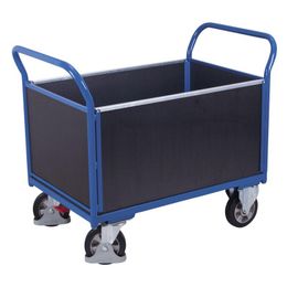 VARIOfit Vierwandwagen 1000 kg Typ L + EasySTOP - Enzianblau