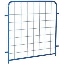 VARIOfit Zusatzgitterwand f&uuml;r niedrigen Etagenwagen 850 x 500 mm Typ S - Enzianblau