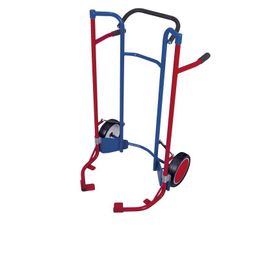 VARIOfit Reifenkarre niedrig 200 kg Traglast Vollgummibereifung - Enzianblau
