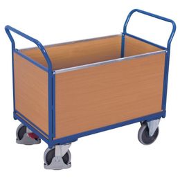 VARIOfit Vierwandwagen 500 kg Traglast Typ XL + EasySTOP - Enzianblau