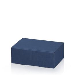25 x Geschenkbox "Modern Blau" 220 x 150 x 75 mm