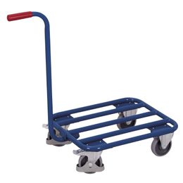 VARIOfit Griffroller mit Stahlrohr-Ladefl&auml;che - Enzianblau