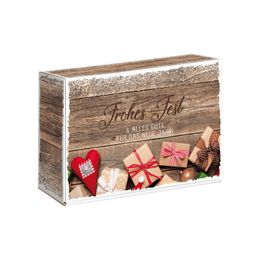 50 x Geschenkbox 220 x 149 x 75 mm (Weihnachtsw&uuml;nsche)