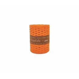 Geschenkband aus Papierbast "Orange" 5-8 mm x 200 m