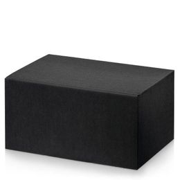 10 x Pr&auml;sentkarton f&uuml;r 6 Flaschen 380 x 250 x 190 mm (schwarz)