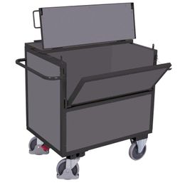 VARIOfit Kastenwagen mit Deckel Typ L - Anthrazitgrau