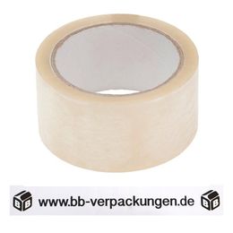 36 x Bedrucktes PVC-Klebeband Transparent 1-farbig (0,0990 &euro; pro 1 m)