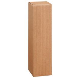 50 x Faltschachtel f&uuml;r 1 Flasche 89 x 89 x 355 mm (natura)