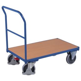 VARIOfit Schiebeb&uuml;gelwagen 500 kg Traglast Typ M + EasySTOP - Enzianblau - Enzianblau