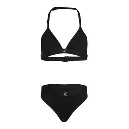 Calvin Klein Swimwear Bikini M&auml;dchen Gr&ouml;&szlig;e 152/164 schwarz