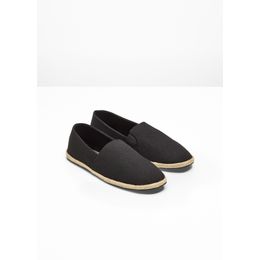 bonprix Espadrilles aus Baumwoll-Canvas, schwarz