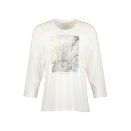 Blue Seven Shirt Damen Gr&ouml;&szlig;e L elfenbein / schwarz / silber / offwhite