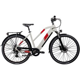 Z&uuml;ndapp E-Bike Z&Uuml;NDAPP "Z810" Gr. 50, wei&szlig; (antique wei&szlig;), Elektrofahrr&auml;der, Damen, 50cm, 28 Zoll (71,12cm), Pedelec, Elektrofahrrad f&uuml;r Damen und Herren