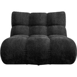 1,5-Sitzer Home Affaire "Cozy Bubble, 360 drehbarer Sessel, Breite 107cm", schwarz, B:112cm H:85cm T:108cm, 100% Polyester, Sofas, mit eleganter Steppung, Rundumbezug & weicher Polsterung