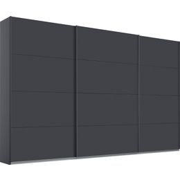 Schwebet&uuml;renschrank Rauch "Kleiderschrank Schrank Garderobe TOPSELLER OTELI inkl. Inneneinteilung", grau (graumetallic), B:360cm H:229cm T:62cm, Holzwerkstoff, Schr&auml;nke, Schwebet&uuml;renschrank, mit 3 Innenschubladen sowie zus&auml;tzlichen Einlegeb&ouml;den MADE IN GERMANY, Topseller